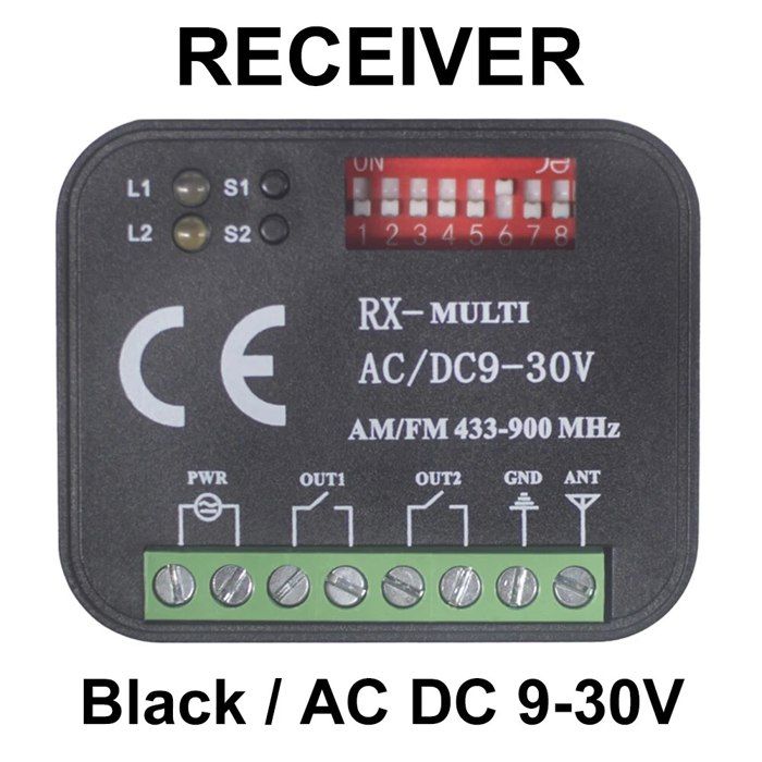 Récepteur de porte RF Rx Multi,portail,garage,technologie,contrôleur ...