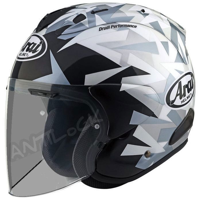 ARAI JET SZ-R VAS EVO MIMESIS BLANC + VISIÈRE SEMI-TEINTÉE - Cdiscount Auto