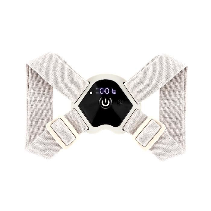 BLANC - Capteur de vibrations Intelligent, Rappel vocal, Correcteur de ...