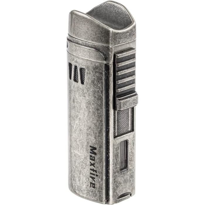 Maxfire Briquet Tempête Jetflamme, 3 Jets Flammes Briquet Avec ...
