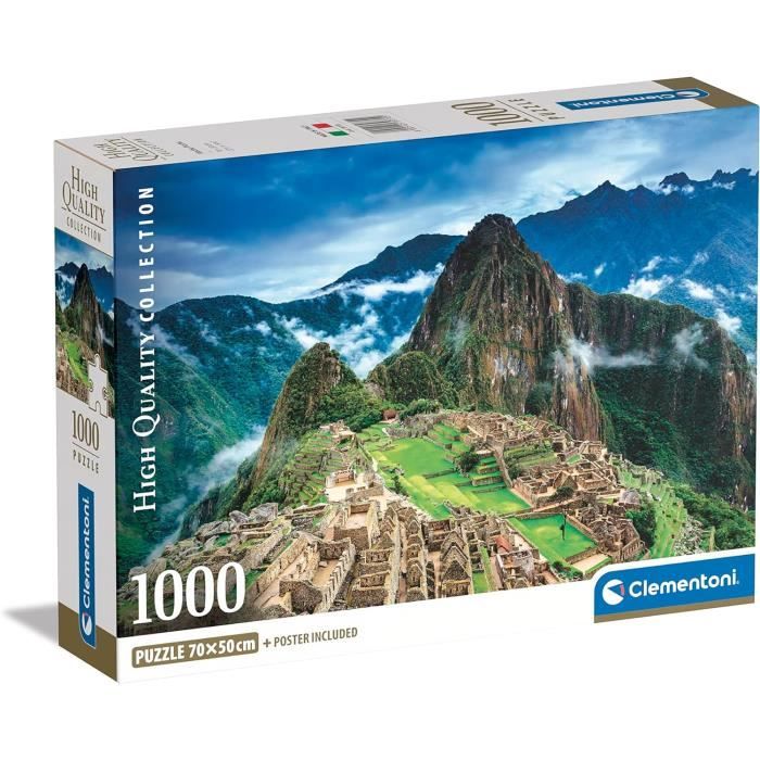 Puzzle Collection Machu Picchu - Clementoni - 1000 pièces - Fabriqué en ...