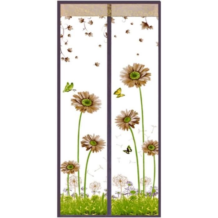 Rideau de porte anti mouche sans perçage moustiquaire porte fenetre ...