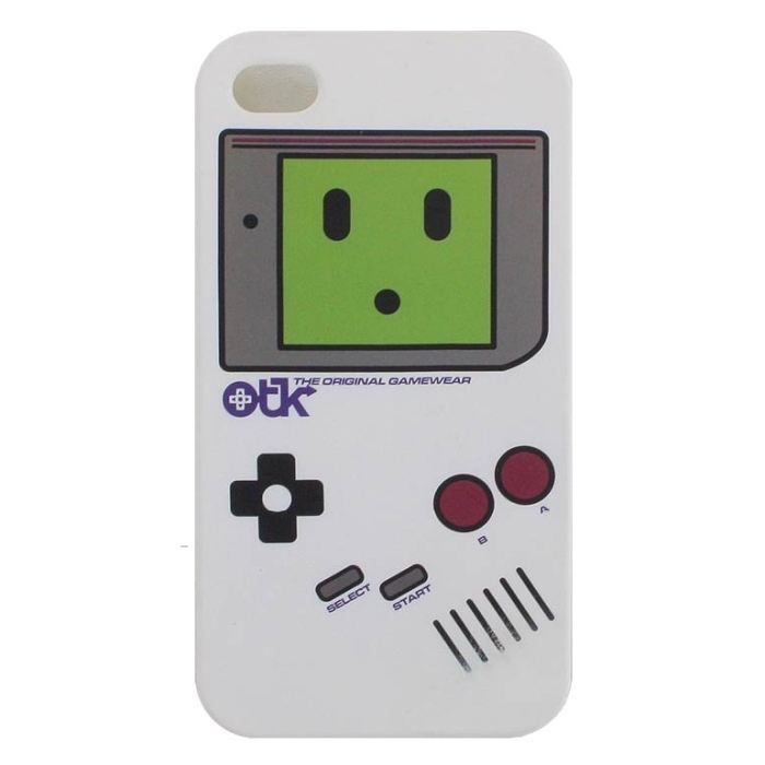 Coque Game boy iPhone 4 / iPhone 4S Otaku rubber t - Cdiscount Téléphonie