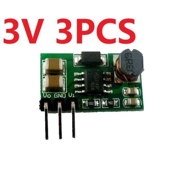 3V -Module élévateur DC 1 5V à 3V 3V 3V 3V 7 4V 5V 6V,convertisseur de ...