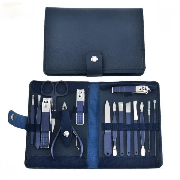 Kit Manucure Pédicure Professionnel Coupe Ongle Coupe Cuticule Acier ...