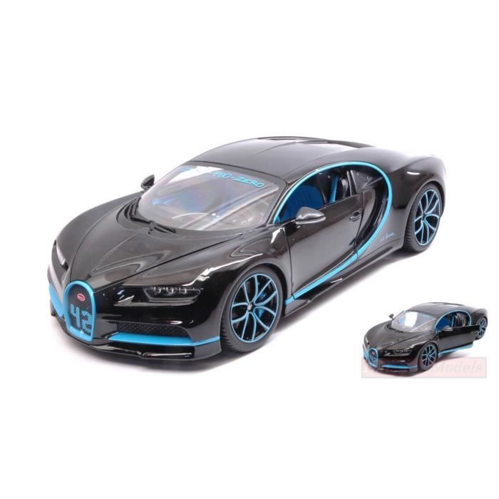 BURAGO BU11040BK BUGATTI CHIRON 2016 42 SECONDS 1:18 MODELLINO DIE CAST ...