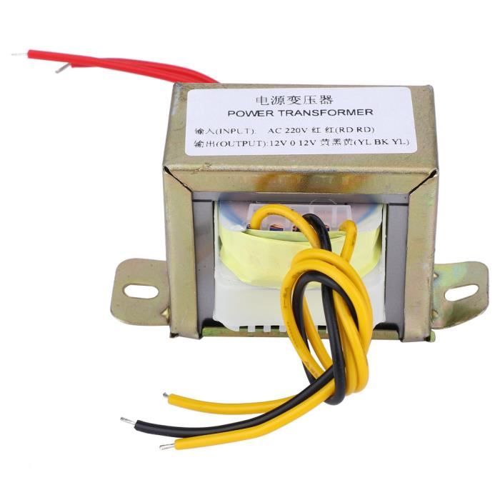 MAG Transformateur d'alimentation 12V 30W Entrée AC 220V Sortie Double ...