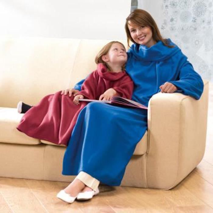 Plaid polaire avec manches enfant EXCEDENCE - Cdiscount Maison