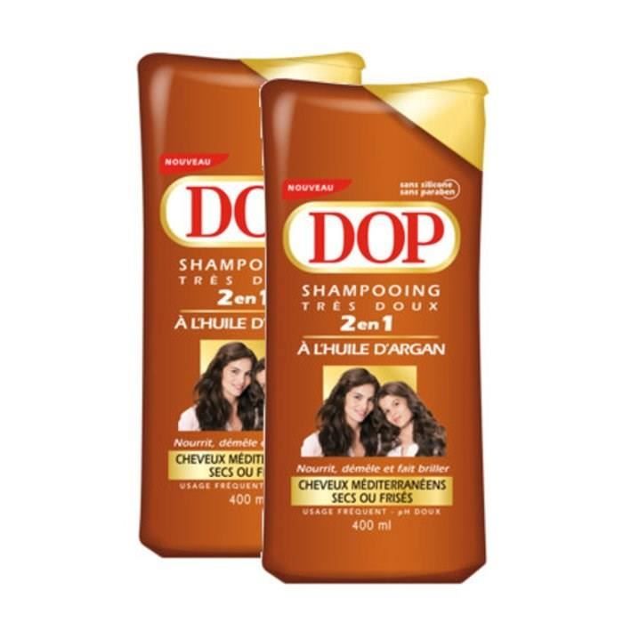 DOP Shampoing Huile d'Argan 2x400ml - Cdiscount Au quotidien