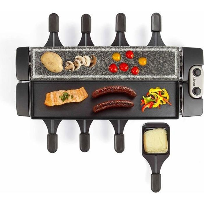 Appareil à raclette et gril modulable - LIVOO - DOC220 - 8 personnes ...