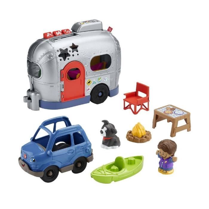 Jouet - MATTEL - Little People Light-Up Learning Camper - Multicolore - Plastique - 2 pièces ...