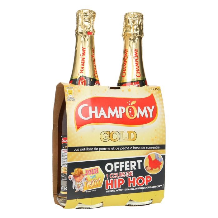 CHAMPOMY Pomme Pêche 2x75cl - Cdiscount Au quotidien