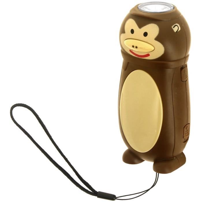 Lampe Dynamo Enfant Veilleuse De Poche Design Ouistiti Ludique Marron - Cdiscount Maison