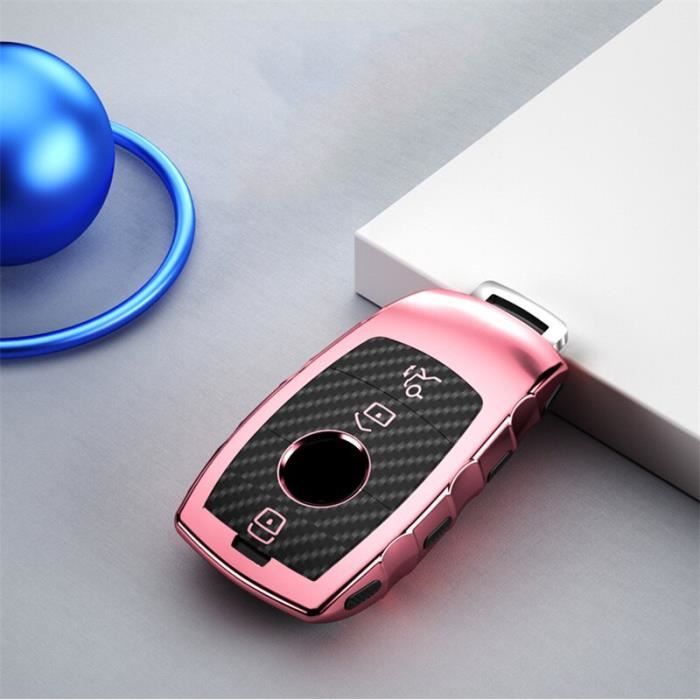 Modèle de fiber de carbone de boîtier de clé de voiture de TPU tout ...