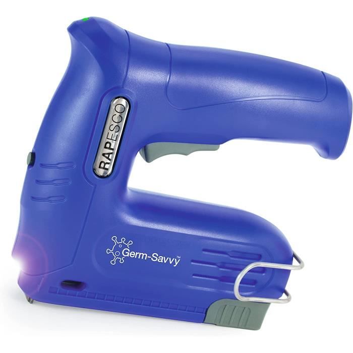 Agrafeuse sans fil Rapesco 1634 Germ-Savvy Antibacterien T12-USB ...