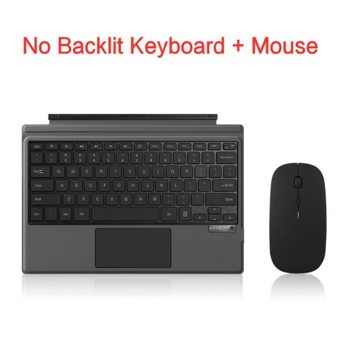 Housse tablette,Clavier magique Bluetooth pour Microsoft Surface Pro 7 ...