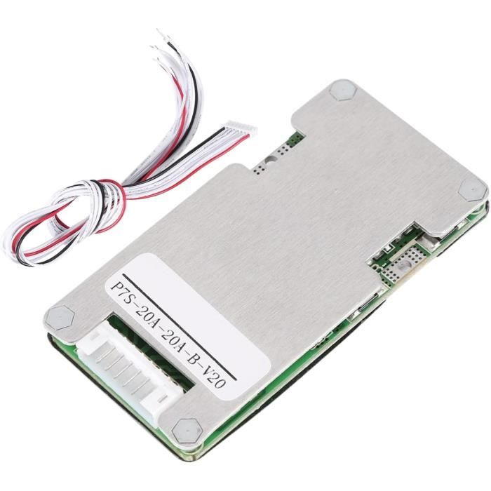 Carte De Protection De Batterie De Bms,24V 20A 7S 18650 Carte De ...