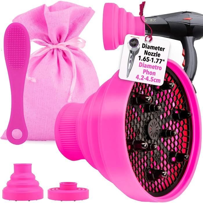 Diffuseur pour sèche-cheveux pour cheveux bouclés - adaptable aux sèche ...