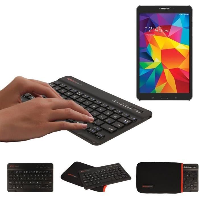 [Active Strike (S) Clavier Qwerty Sans Fil Bluetooth Avec Étui De ...