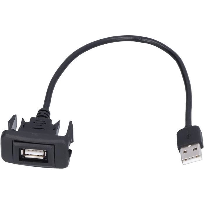 Prise De Port Usb De Voiture Câble D'Extension Flexible Adaptateur De ...