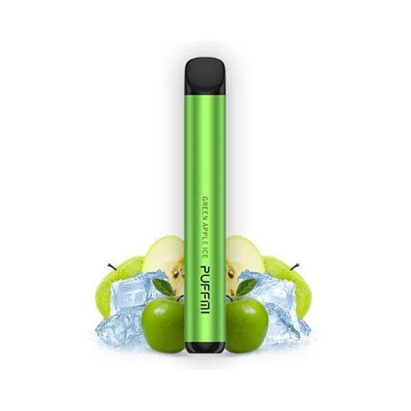 Cigarette électronique jetable Vaporesso Puffmi Green Apple 10mg ...