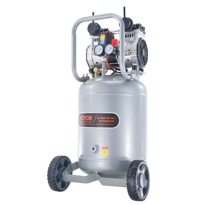 Compresseur à Air - VEVOR - Compresseur Air Sans Huile 13 gal 49 L 2 CV ...