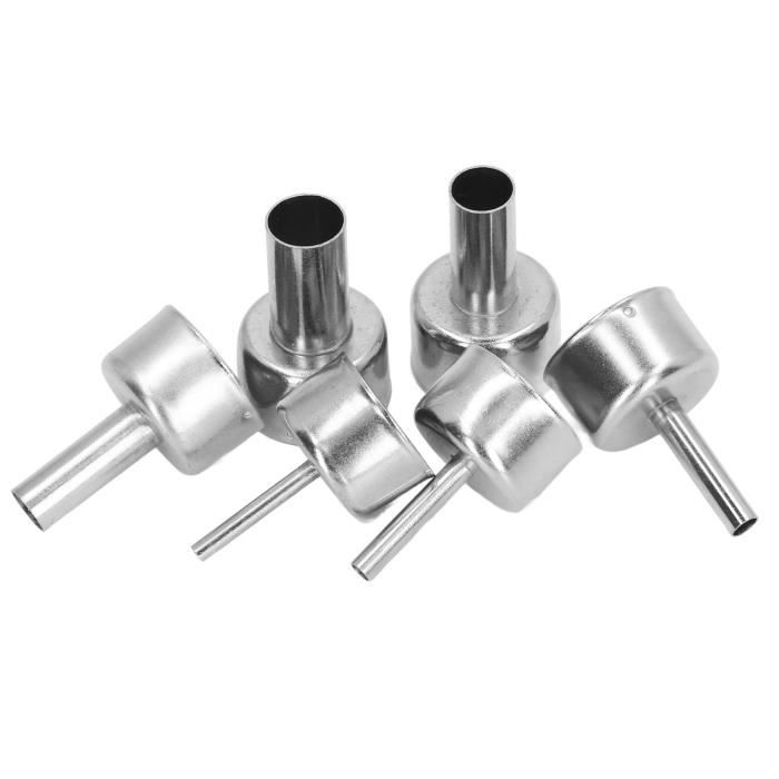 Zerone buse de pistolet à souder 6 pièces pistolet à chaleur buse acier inoxydable Air chaud ...