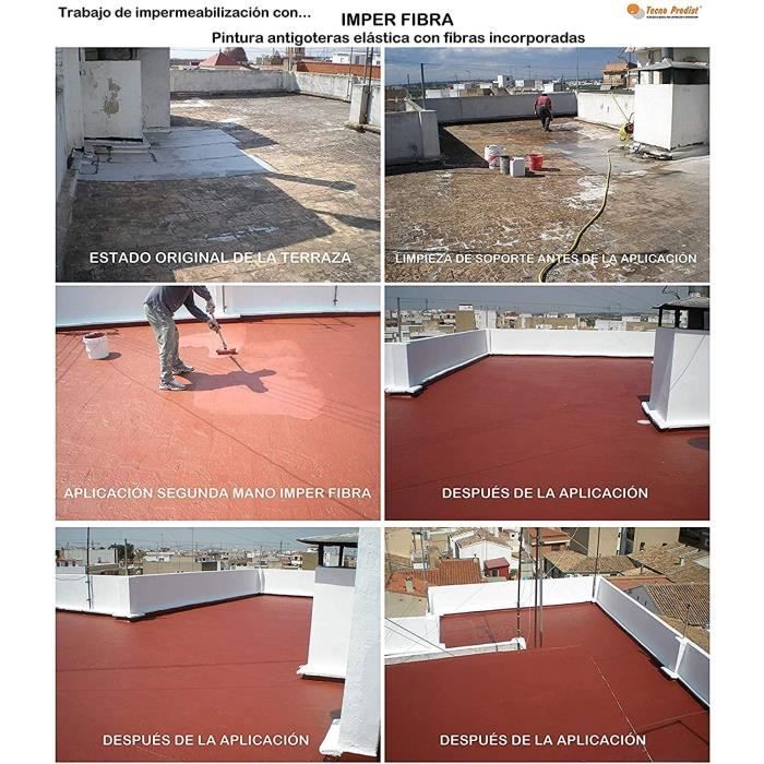 IMPER FIBRE de Tecno Prodist - Peinture de terrasse imperméabilisante ...