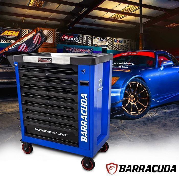 Servante d'atelier - Barracuda Tools - Racing 1 MAX+ - 9 tiroirs - 336 ...