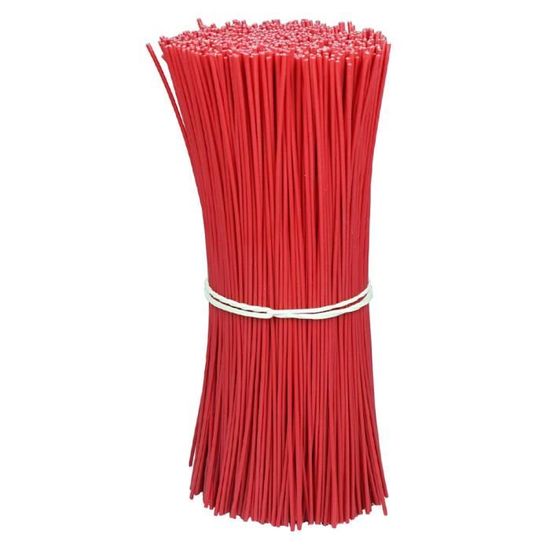 Attaches de câble de jardinage - Red - 100pcs - 20cm - Plastique - Fil ...