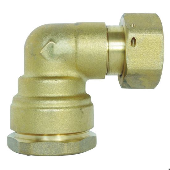 Raccord - SOMATHERM - Coudé Femelle - Laiton - PE Ø 20 - Taraudage 3/4" - Cdiscount Bricolage