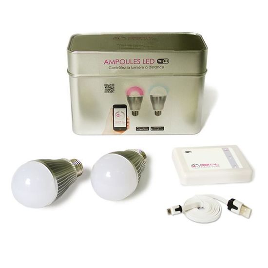Digital Native Starter Pack de 2 Ampoules LED W… - Cdiscount Téléphonie