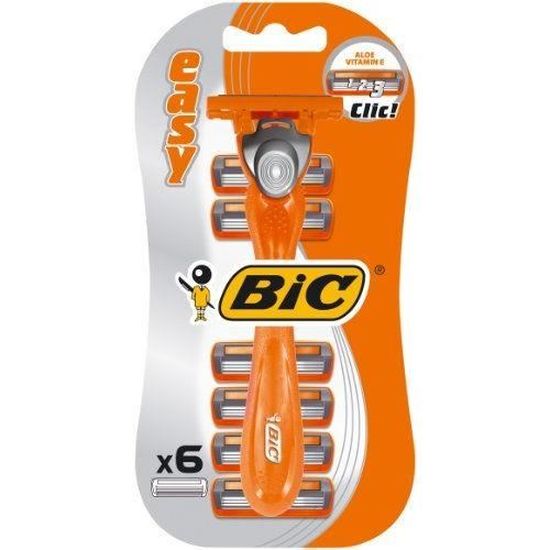 Bic - Bic Easy - Rasoir 3 Lames - Rechargeable + Jetable - Cdiscount Au ...