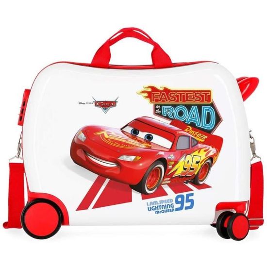 Valise Enfant - Disney - Cars Good Mood - 39x50x20 cm - 34L - 2 Roues ...