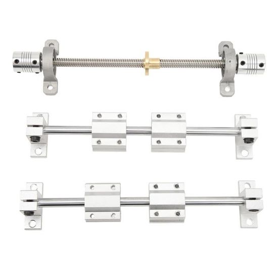 EJ.life Kit Linéaire pour Guide à Mouvement Linéaire, Tige d'Entraînement T8x8 et Support de ...