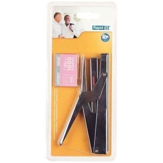 RAPID - Agrafeuse bureau e84+1000 agrafes bb. - Cdiscount Maison