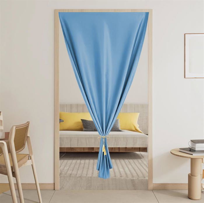 Rideau De Porte Isolant Thermique, Rideau Occultant Anti Froid Anti ...