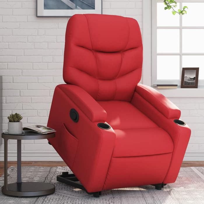 BONNIE®（Rouge）Fauteuil releveur - dossier inclinable/135 degrés - Rouge ...