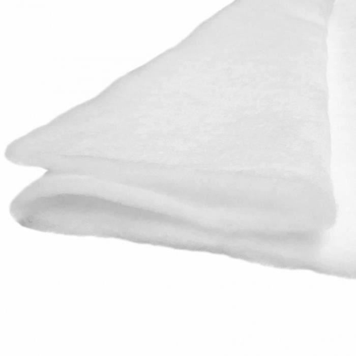 Ouate Polyester 100g/m² au mètre, 160 cm de large OEKO TEX env. 5mm d ...