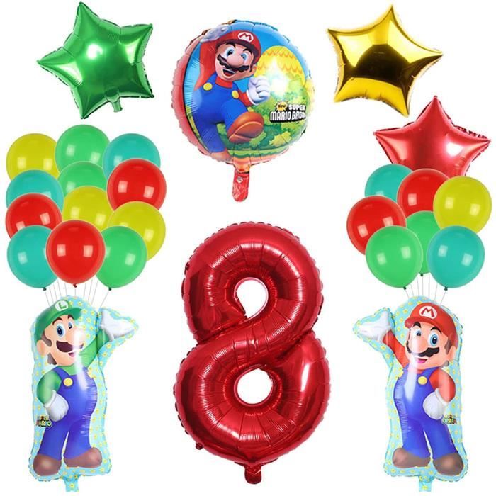 Super Mario Bros Balloons Mario Birthday Party Supplies Lot de 28 ...