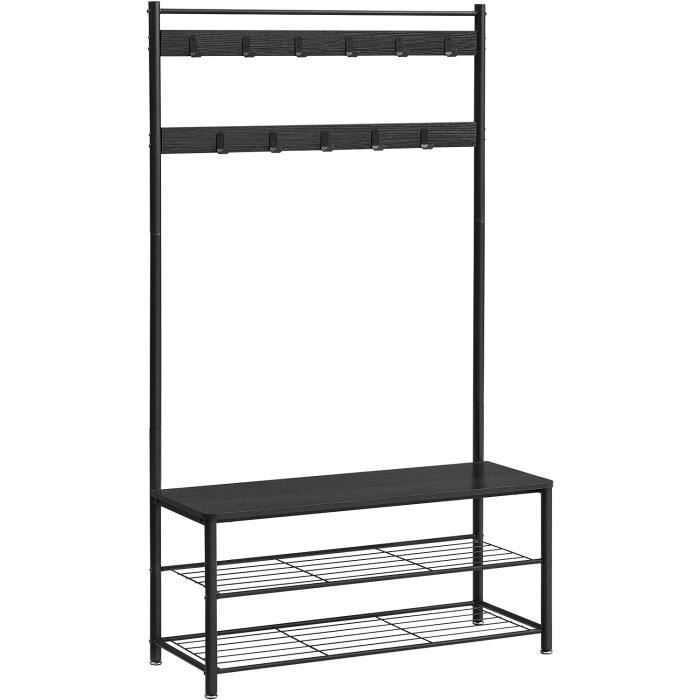 Porte-Manteaux Xl, Porte-Chaussures, Meuble D'Entrée Avec 11 Crochets, 85 Cm De Long Et 175 Cm ...