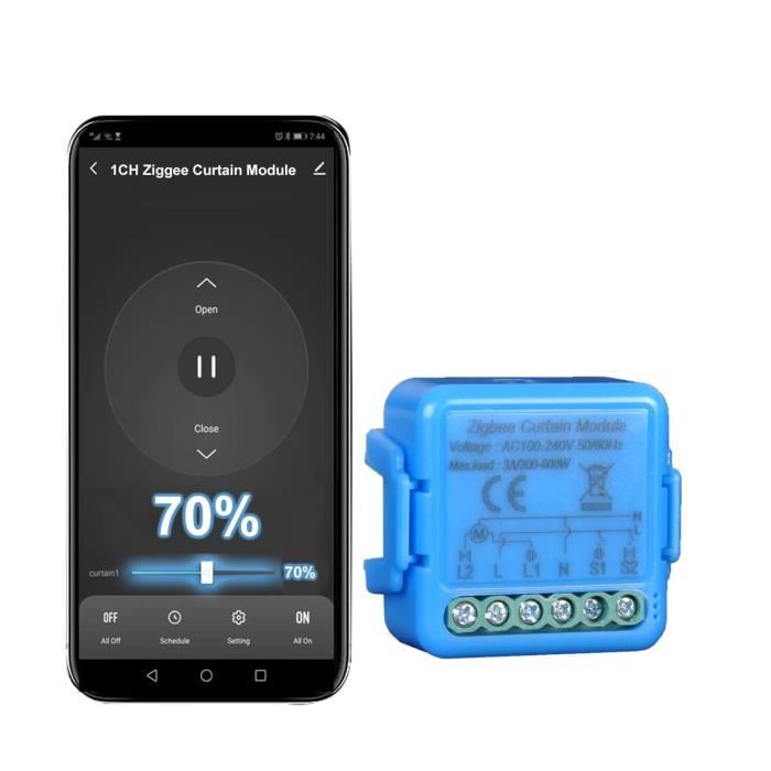 Interrupteur Zigbee Volets Roulants, Module De Commande Pour Volets ...