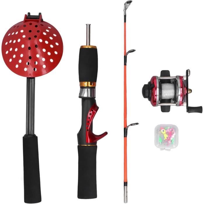 Combo Moulinet Canne À Pêche Sur Glace, Ensemble De Matériel De Pêche ...