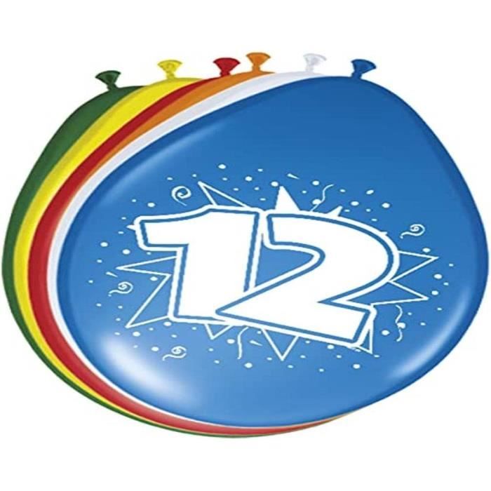 Ballons 12 Ans 30Cm-8 Pièces - Multicolore - Costumes[n7457 ...