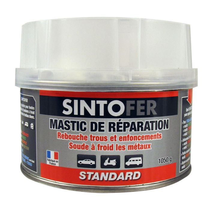 Mastic de réparation standard 1050g : Sintofer - Cdiscount Bricolage