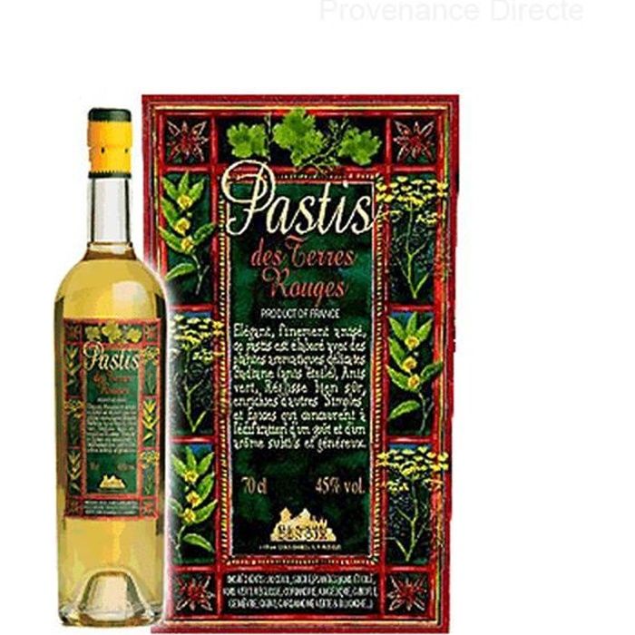 Pastis traditionnel des Terres Rouges à Collonges - La cave Cdiscount