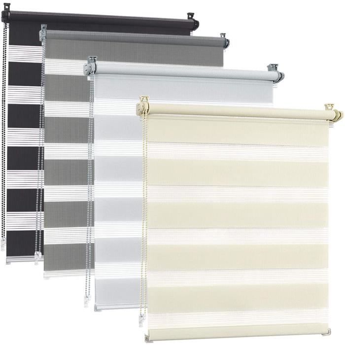 Store à Double Enrouleur Fixe sans Perçage Store à Enrouleur à Traction ...