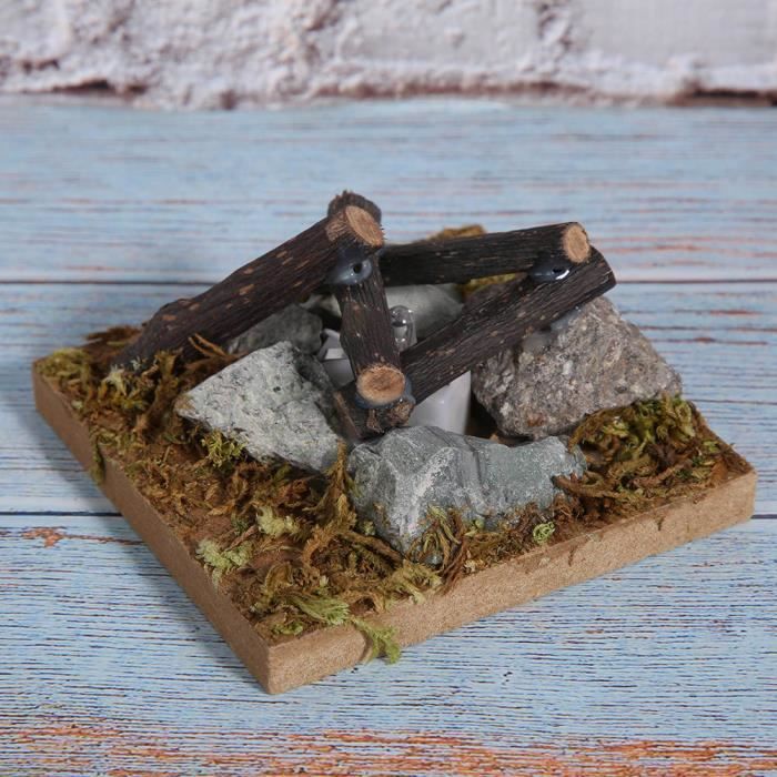 Fdit Modèle de feu de joie Feu de Joie Scène de Jardin Miniature de ... Fdit Modèle de feu de joie Feu de Joie Scène de Jardin Miniature de ...