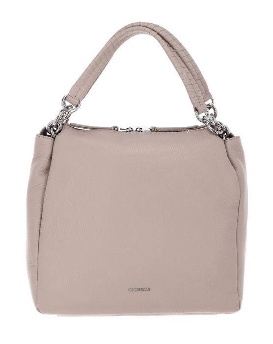 COCCINELLE Sac à épaule beige en cuir pour femme - Maelody Handbag ...