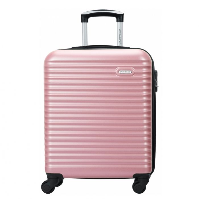 Valise cabine passe-partout rigide 55cm - Rose metallic - BA10341P